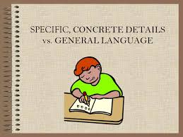 Be Definite, Specific, and Concrete! – Writing your first novel-Things ...